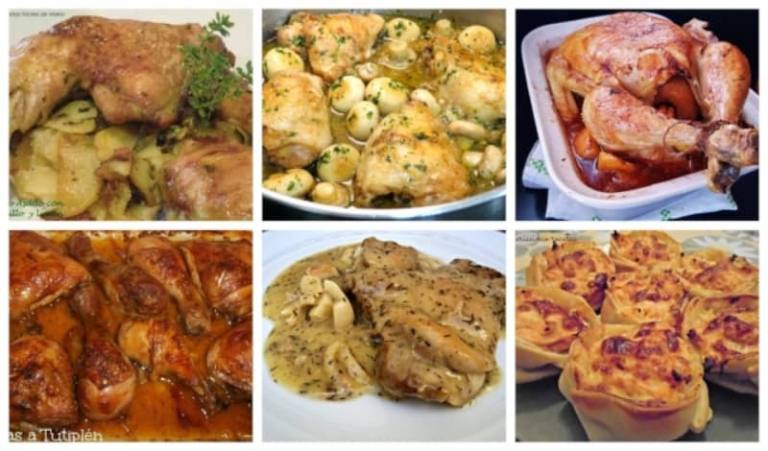 Recetas de pollo - Olor a hierbabuena