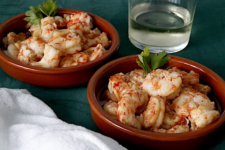 Recetas de gambas - Olor a hierbabuena